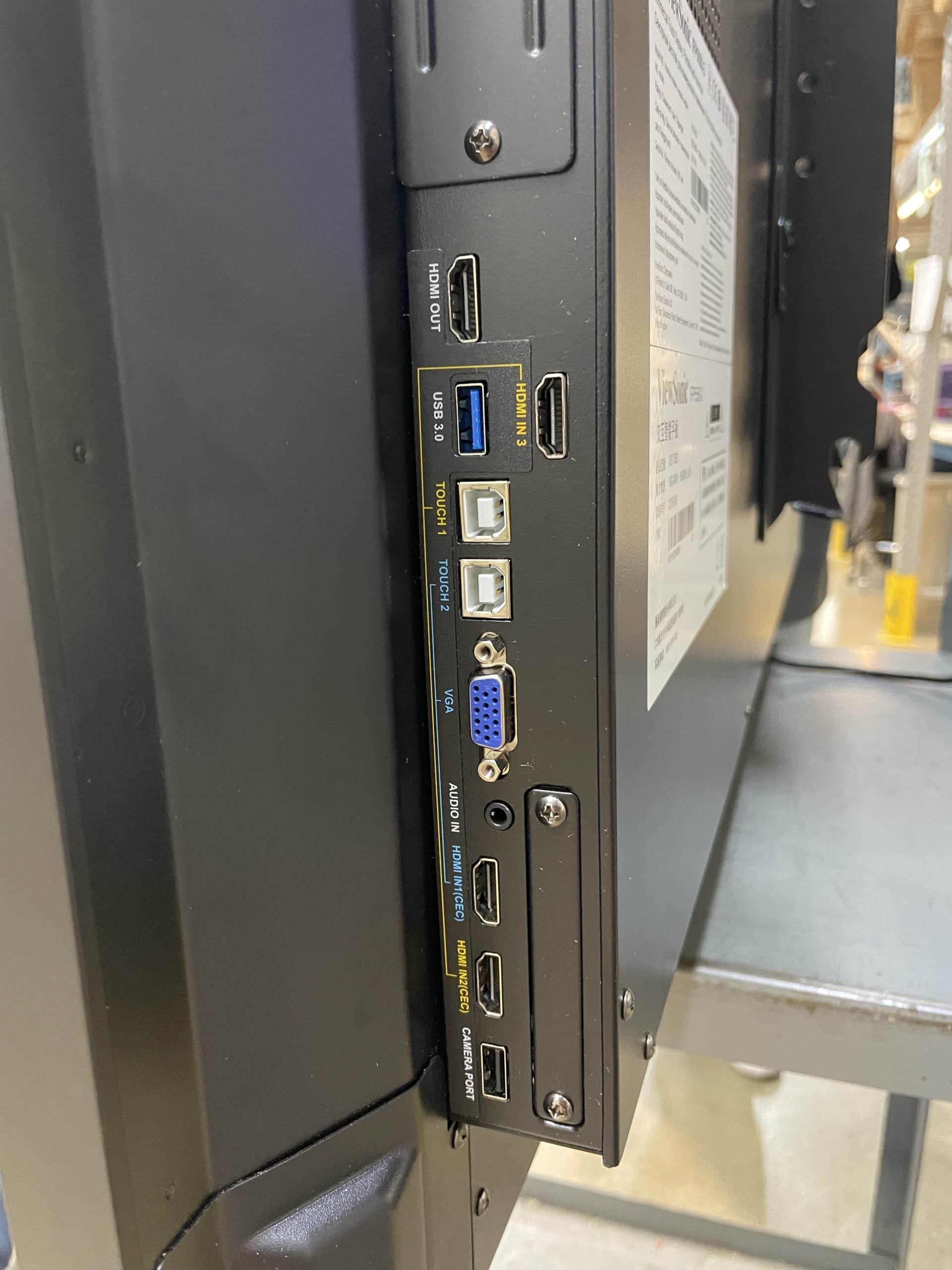 Used ViewSonic 55" Touchscreen 4K IFP5550 Monitors & Displays For Sale