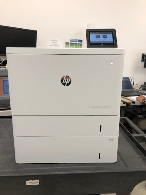 Used HP Color LaserJet Enterprise M555x Printer 40 ppm For Sale